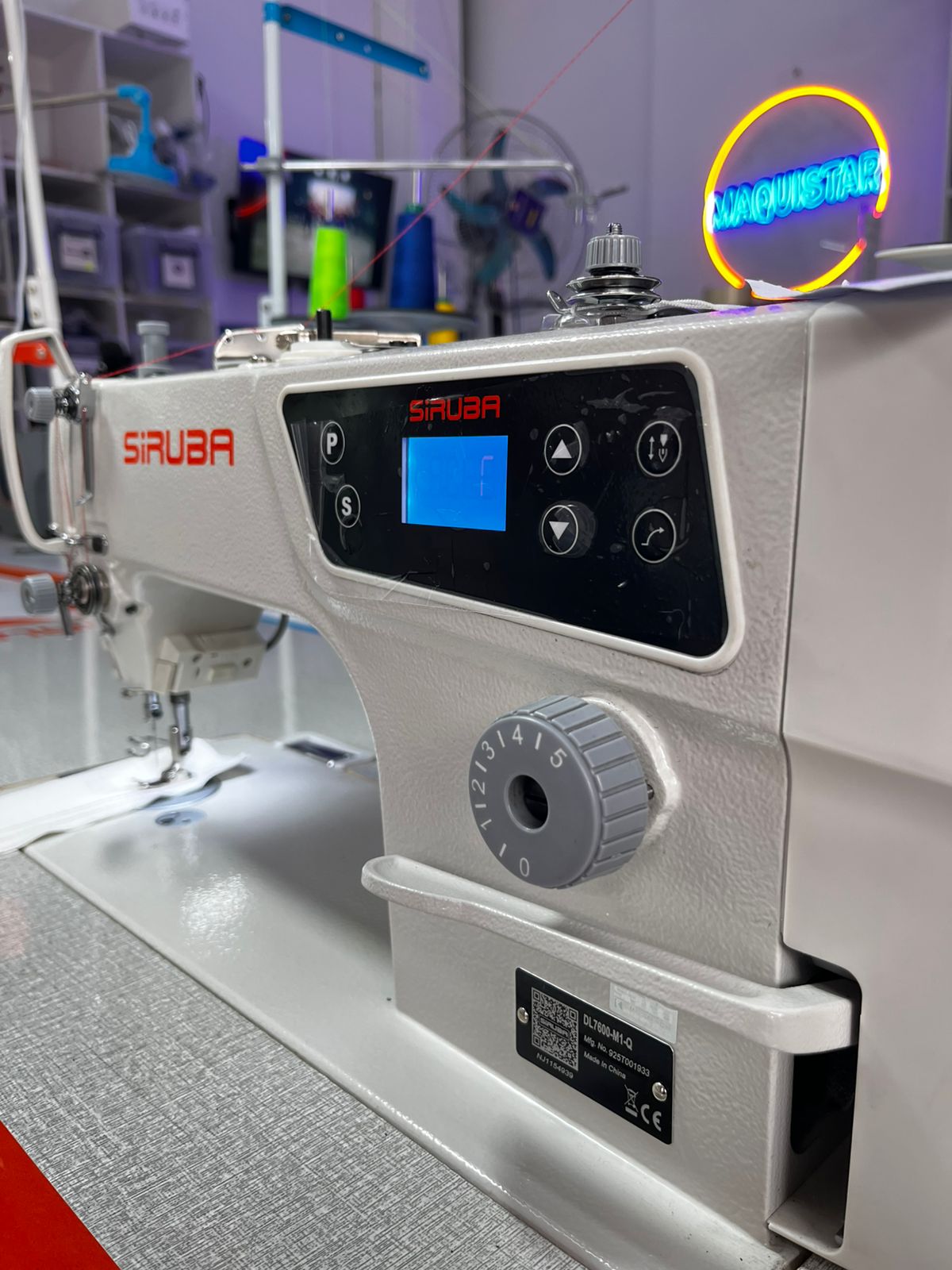 Recta industrial Siruba DL7600-M1-Q – Maqui-Star